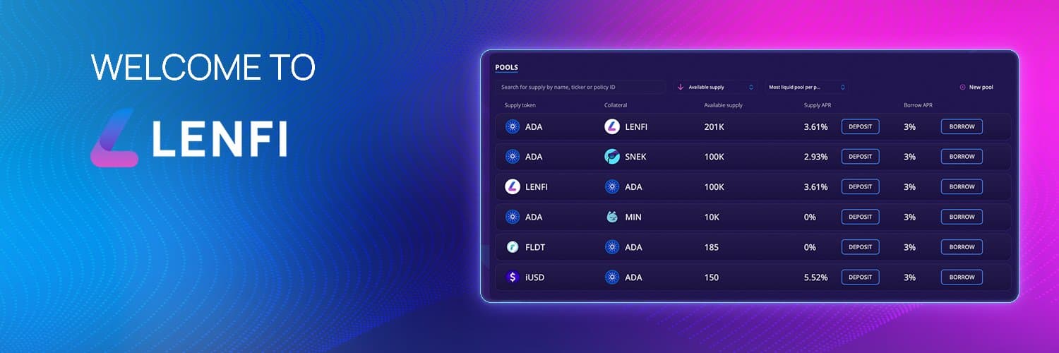 LENFI price today, live LENFI/USD chart, trades & marketcap | TapTools